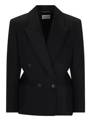 Givenchy Wool Double-breasted Blazer - Black