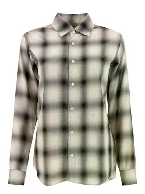 NANAMICA Checked-Pattern Shirt