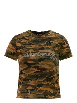 MISBHV Camouflage-print T-shirt - Brown