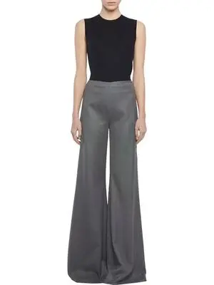 Adam Lippes High-waist Trousers - Grey