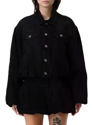 Liu Jo Balloon Denim Jacket - Black