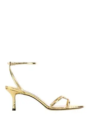 JIMMY CHOO 65mm Leo Sandals - Gold