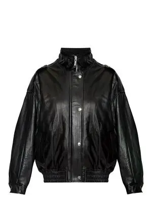 Michael Kors Leather Jacket - Black