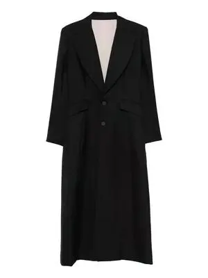 QUETSCHE Paneled Coat - Black