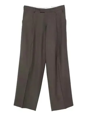 BE ABLE Pleated Straight-Leg Trousers
