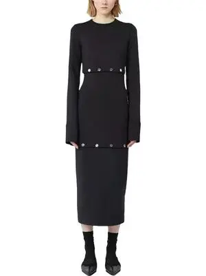 MAX MARA Cut-Out Jersey Dress