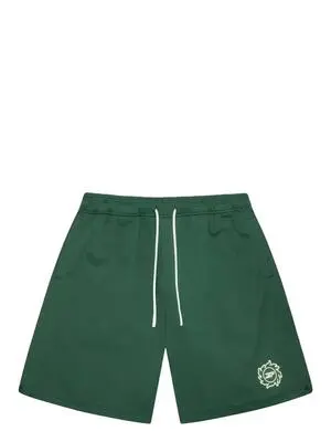 BROKEN PLANET Logo-detail Shorts - Green