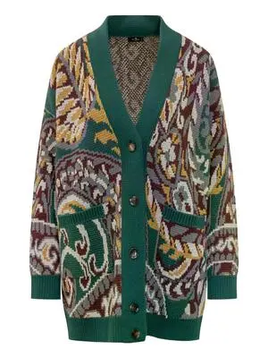 ETRO Paisley-Motif Pocket Cardigan