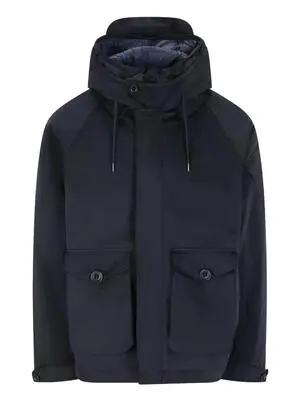C.P. COMPANY Padded Hooded Jacket - Blue