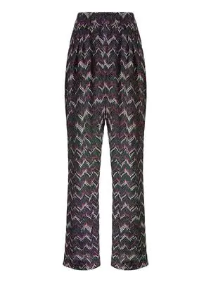 Missoni Zigzag-woven Trousers - Black