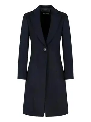Giorgio Armani Buttoned Coat - Blue