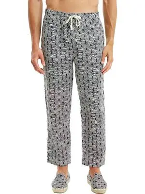 PENINSULA SWIMWEAR Geometric-Pattern Pants
