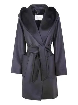 MAX MARA Rialto Hooded Belted Coat