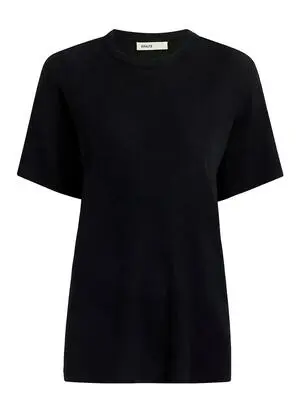 Khaite Cashmere T-shirt - Black
