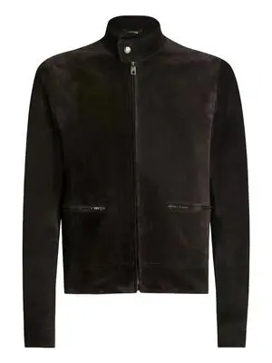 Dolce & Gabbana Suede Jacket - Brown