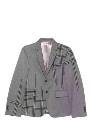 Thom Browne Unconstructed School Uniform Blazer - Grey