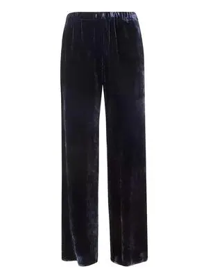 Antonelli Firenze Elasticated-waist Straight Leg Pants - Blue