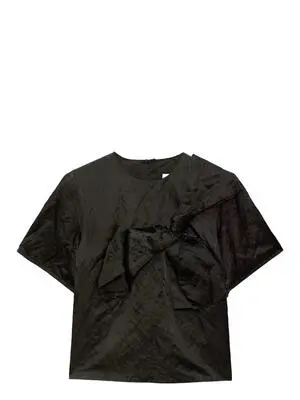 MSGM Ruffled Blouse - Black