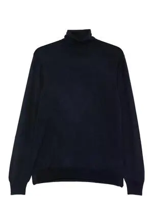 GIUUNO Roll-neck Sweater - Blue