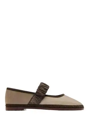 FLABELUS Mafalda Flat Espadrilles Brown