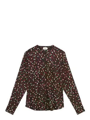 Isabel Marant Buttoned Polka-dot Shirt - Brown