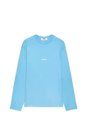 MSGM Long-sleeve T-shirt - Blue