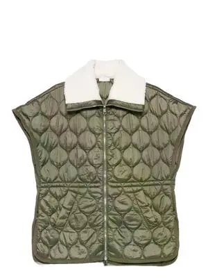 Liu Jo Quilted Waistcoat - Green