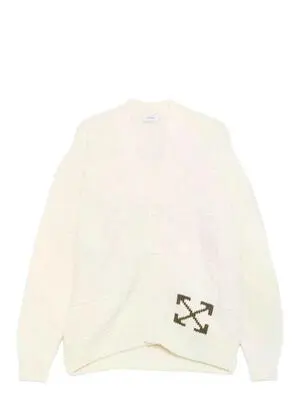 Off-White Arrows-motif Cardigan - Neutrals