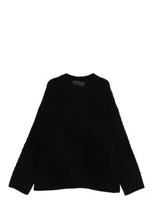 JUUN.J Cable-knit Sweater - Black