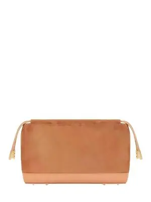 Elisabetta Franchi Logo-detail Pouch - Brown
