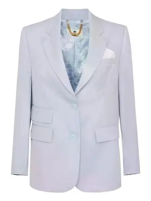 Elisabetta Franchi Pocket-square Single-breasted Jacket - Blue