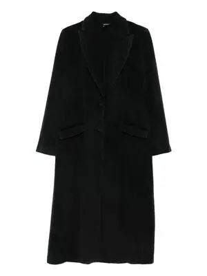 Avant Toi Single-breasted Coat - Black