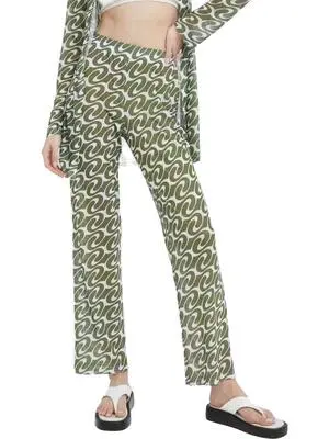 RÉSUMÉ Geometric-pattern Trousers - Green