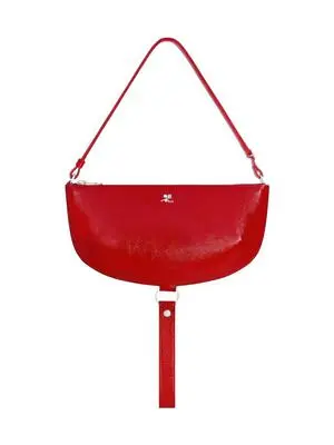 COURREGES Holy Eclipse Shoulder Bag - Red
