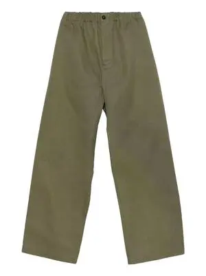 Sofie D'hoore Cotton Straight-leg Trousers - Green