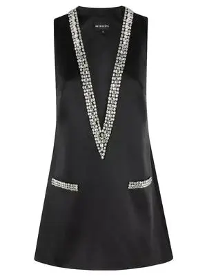Retrofete Nancie Embellished Mini Dress - Black