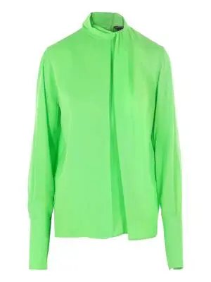TOM FORD Tie-neck Shirt - Green