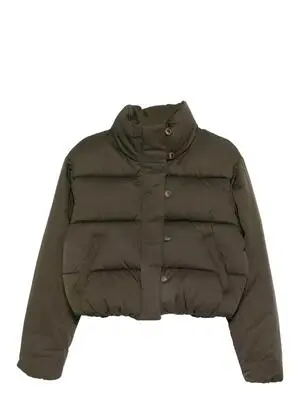 Soeur High-neck Padded Jacket - Green