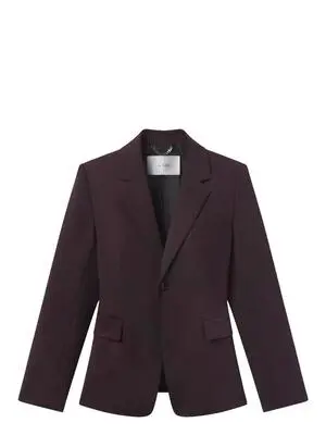 A.L.C. Elza Single-breasted Blazer - Purple
