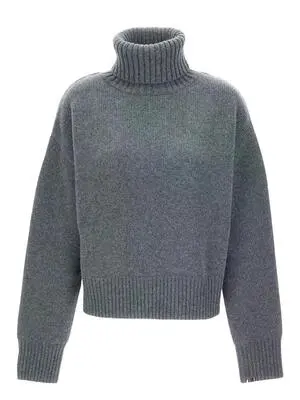 EXTREME CASHMERE X Roll-neck Cashmere Sweater - Grey