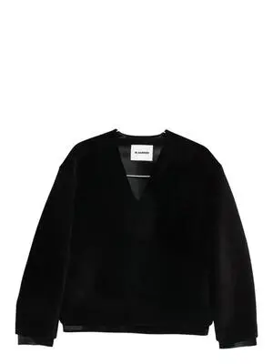 JIL SANDER V-neck Sweater - Black