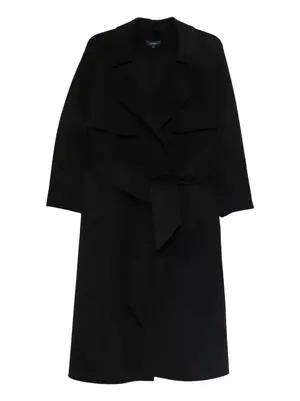 Soeur Belted-waist Coat - Black