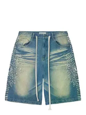VALE FOREVER Studded Siren Chinos - Blue