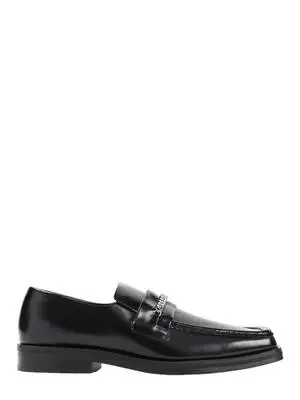 Martine Rose Square Toe Loafer - Black