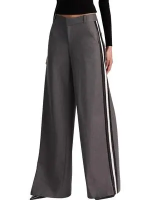 Alice + Olivia Stu Baggy Pant - Black