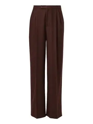 Vince Mid-rise Straight Pants - Brown