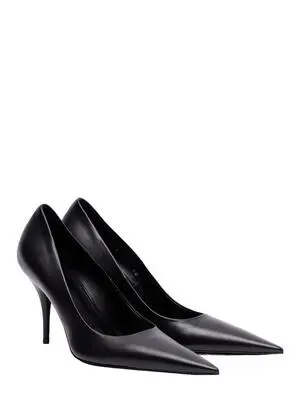 Balenciaga Avenue 90 Leather Pumps - Black