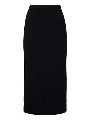 Givenchy Wool-blend Midi Skirt - Black