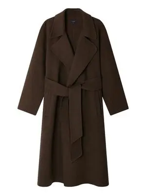 Soeur Harvard Wool Blend Coat - Brown