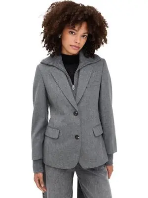 Rag & Bone Frank Boyfriend Blazer - Grey